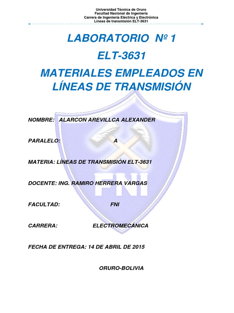 LINEAS | PDF | Aislador (Electricidad) | Aluminio