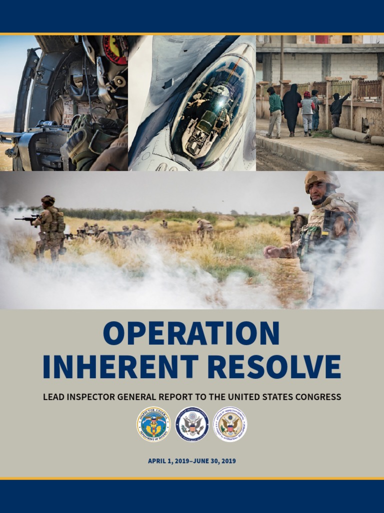 Lead Inspector General For Operation Inherent Resolve - Quarterly ...