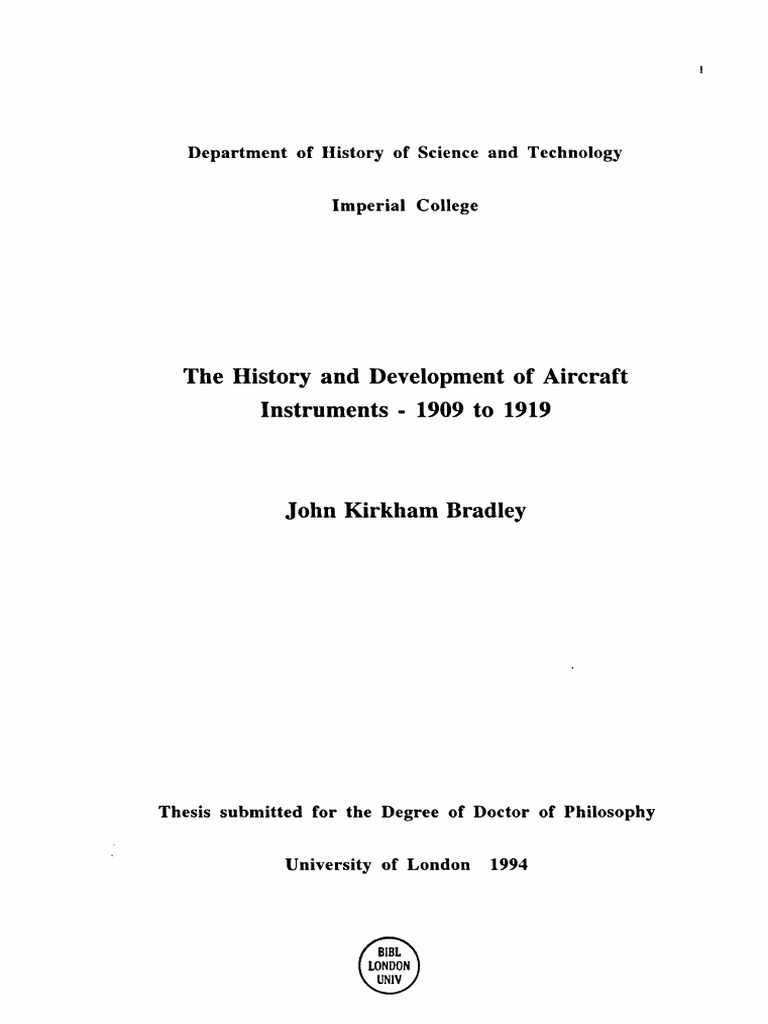 History | PDF | Airplane | Aeronautics