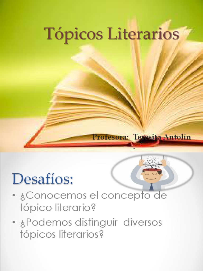 Tópicos Literarios | PDF