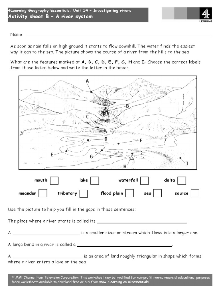 A River System | PDF | River Delta | River