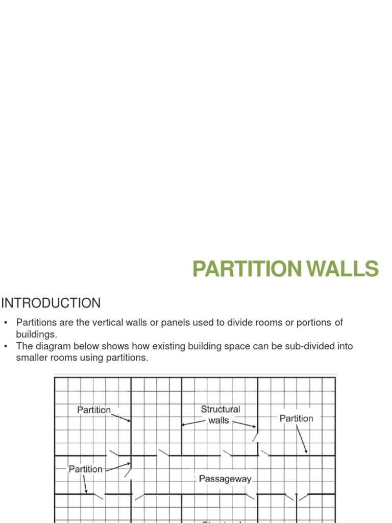 Partition Walls | Download Free PDF | Wall | Architectural Design