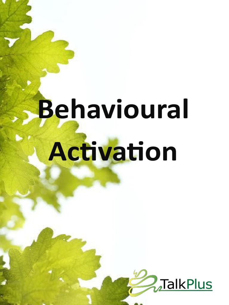 Behavioural Activation | PDF | Motivation | Motivational