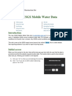 USGS Mobile Water Data Guide | PDF | Web Page | Menu (Computing)
