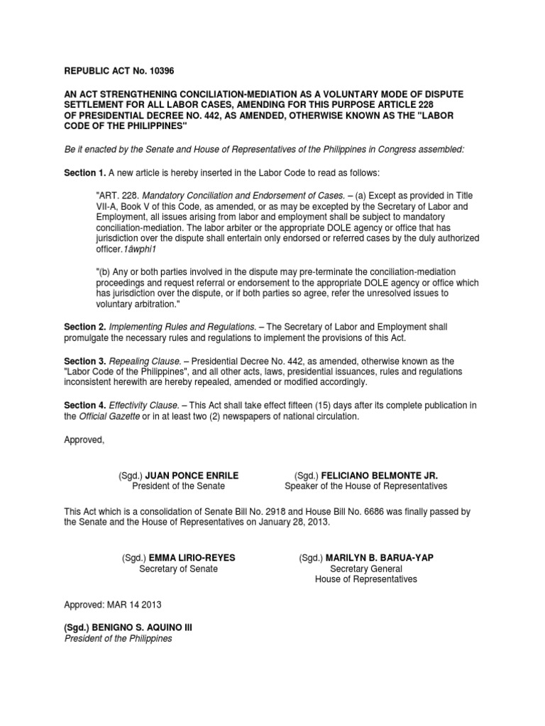 Be It Enacted by The Senate and House of Representatives of The ...