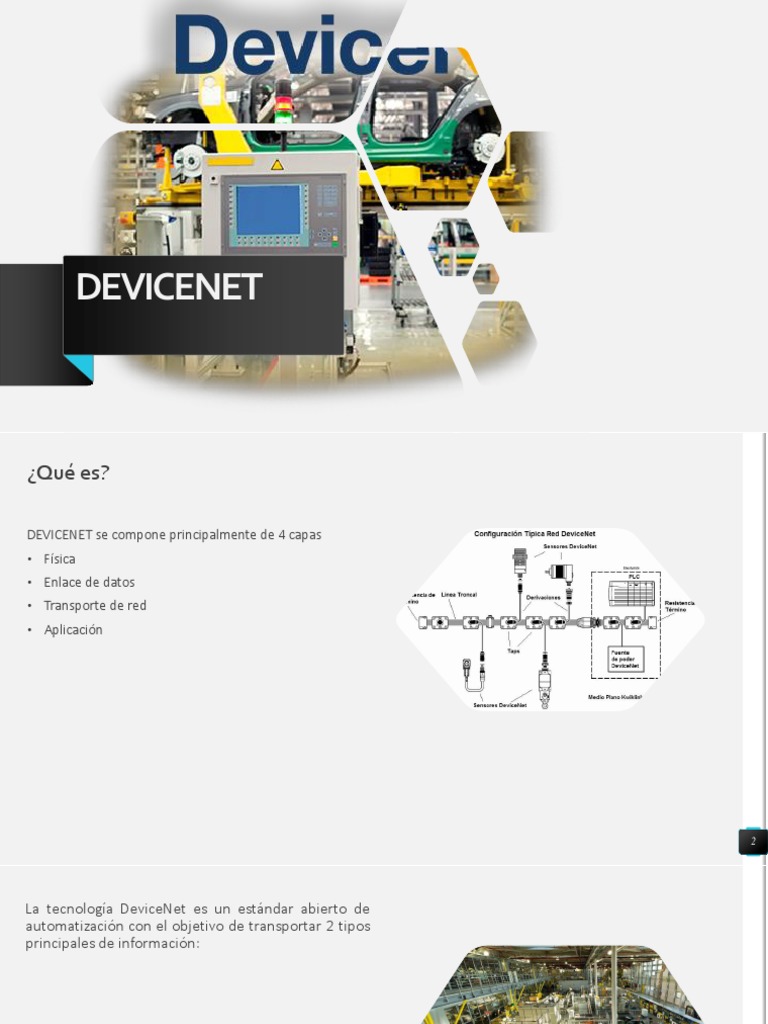 DeviceNet: Red Industrial y Automatización | PDF | Modelo osi | Red de ...