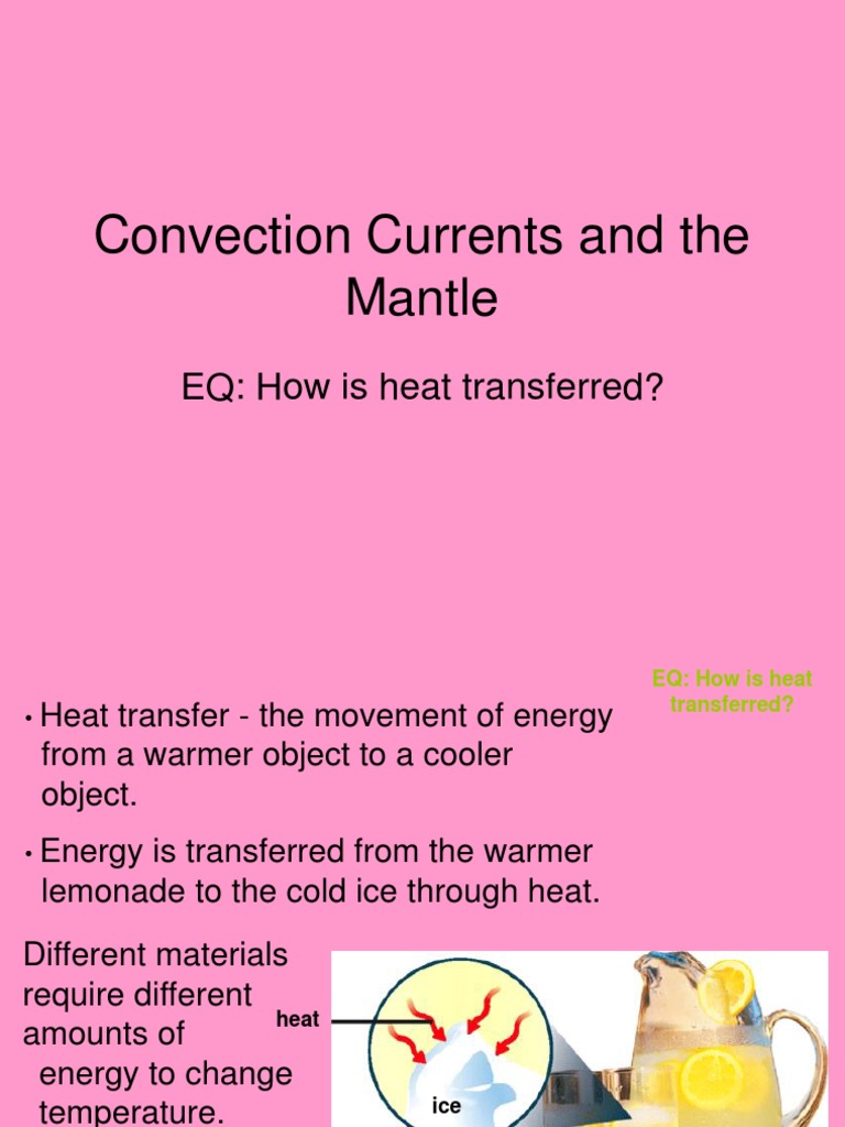 1 2 Convection Currents and The Mantle | PDF