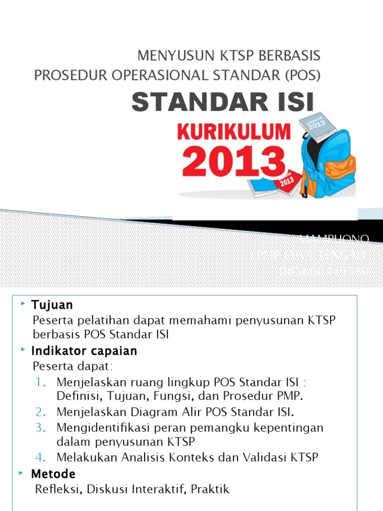 Pos Standar Isi | PDF