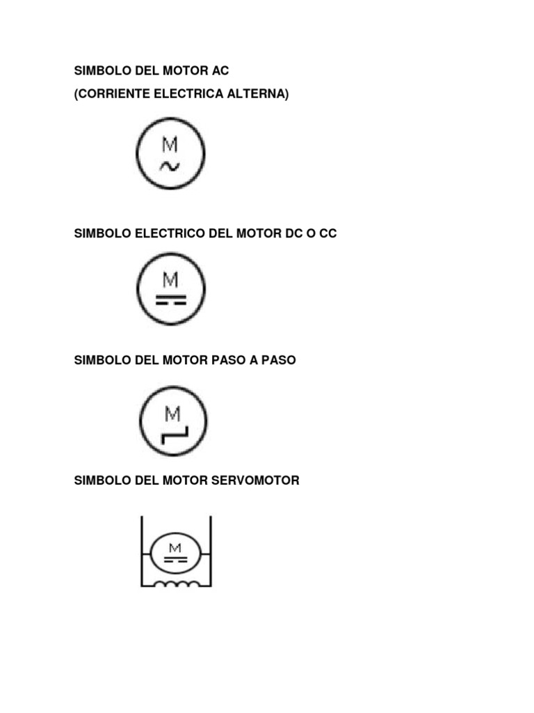 Simbolo Del Motor Ac | PDF