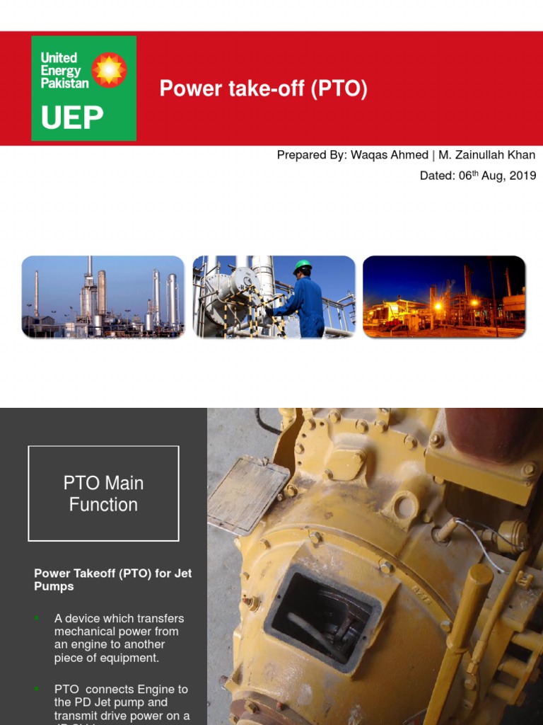 Power Take-Off (PTO) | PDF | Clutch | Bearing (Mechanical)