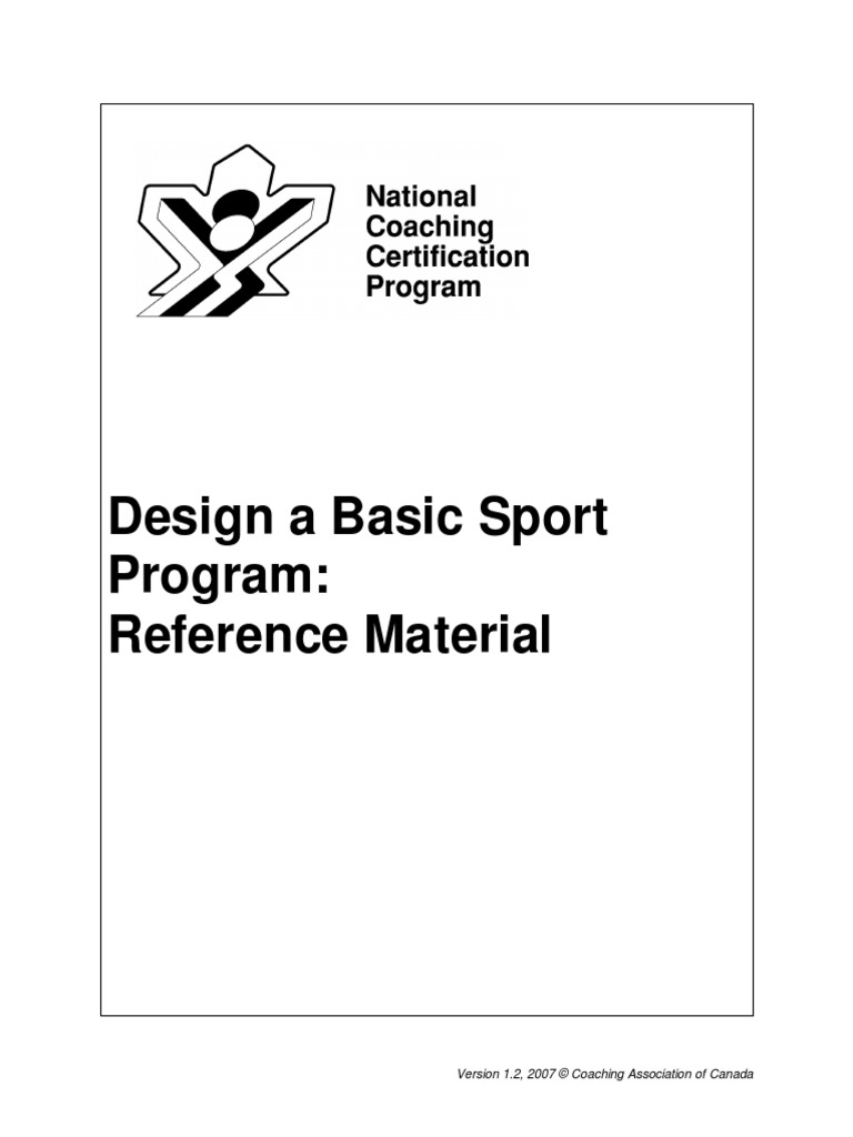 Planning of Sports | PDF | Sports | Goal