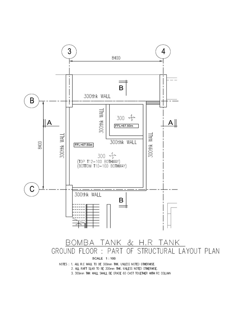 Sample Tank Drawing PDF | PDF
