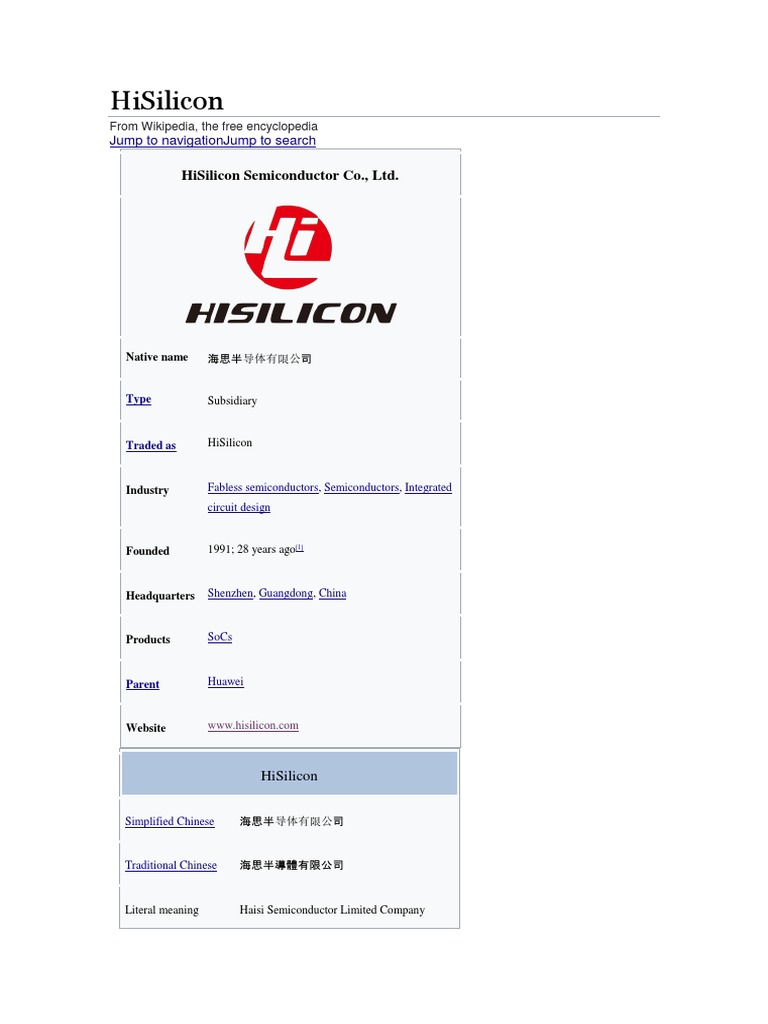 Hi Silicon | PDF | Integrated Circuit | Office Equipment