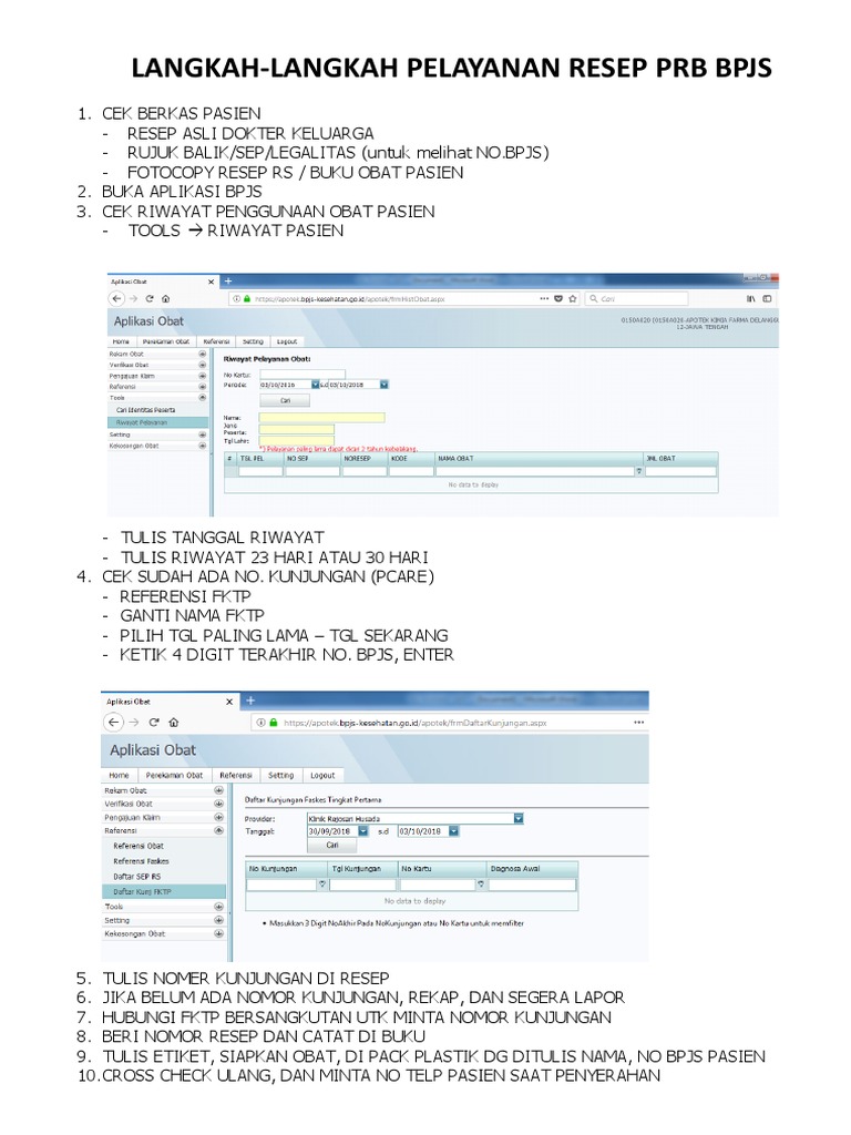 Alur Pelayanan PRB Dan Prolanis KF Delanggu | PDF