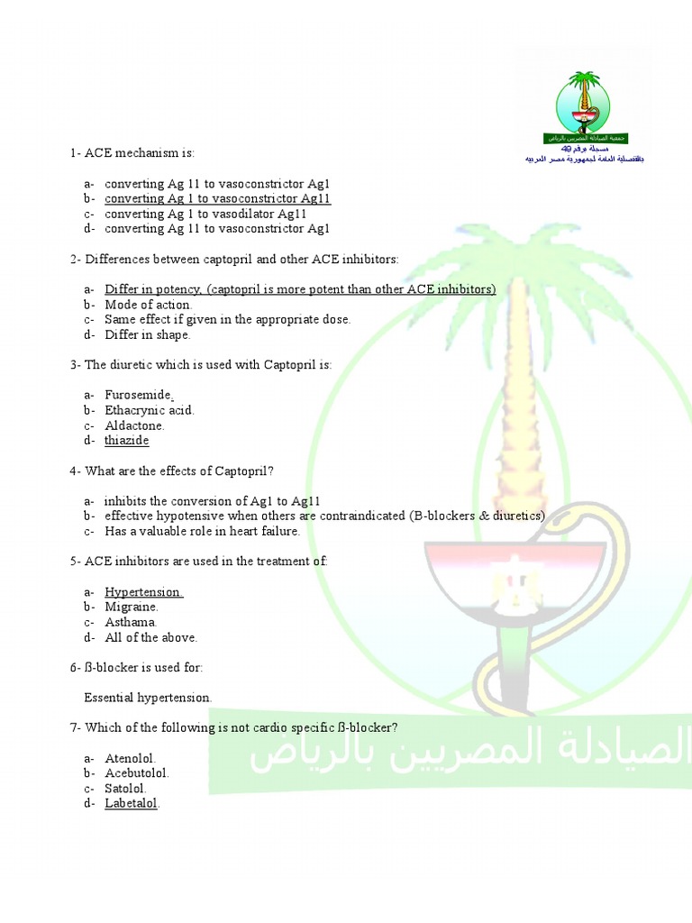 DHA 300 Questions For Pharmacist | PDF | Vitamin D | Vitamin C