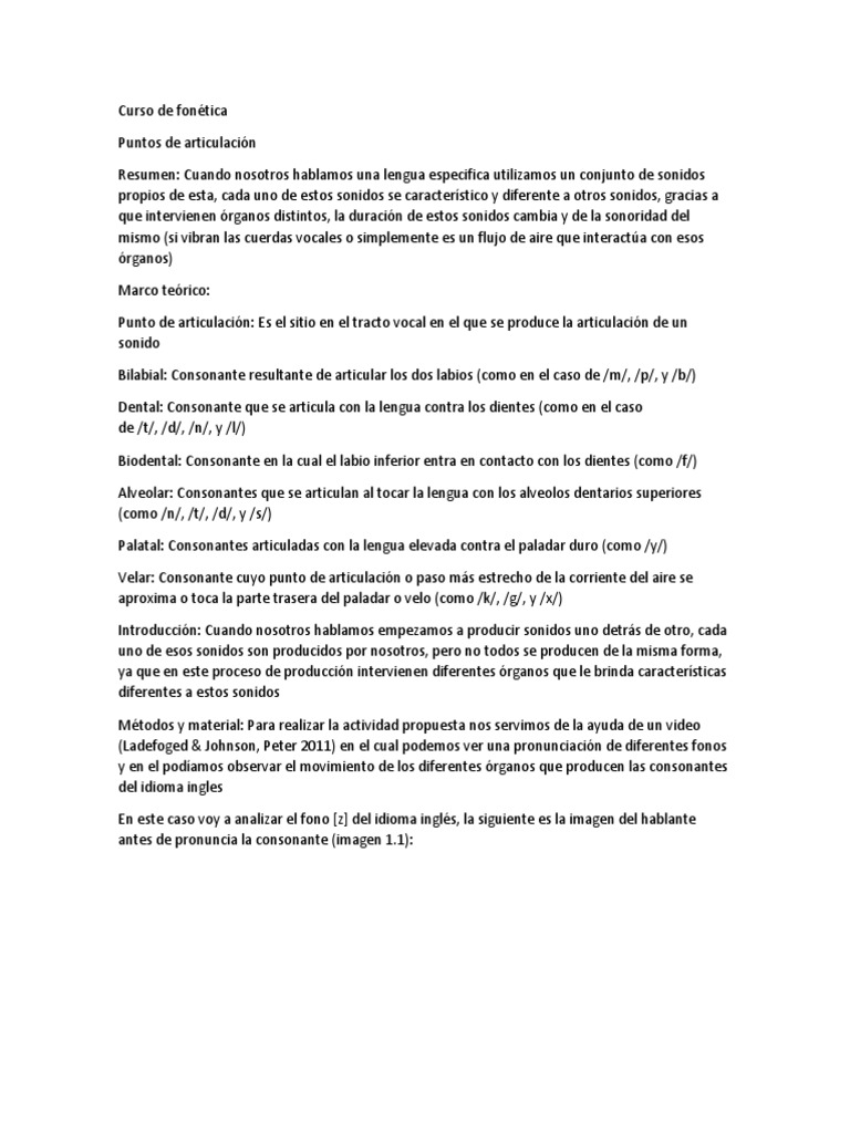 Taller de Fonetica 2 | PDF | Fonética | Fonología