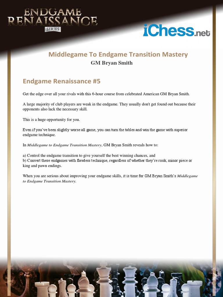 Endgame Renaissance Summary GM Smith | PDF | Board Games | Games Of ...