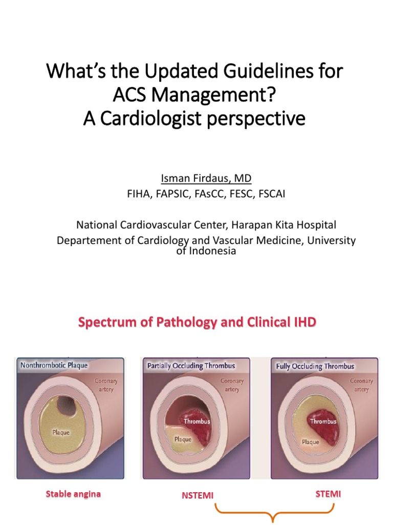 ISMAN What's The Updated Guidelines For ACS Management Inahea 2018 ...