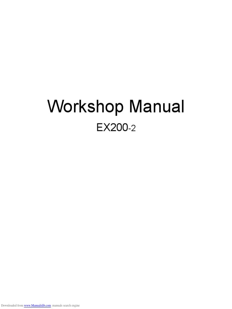 Workshop Manual: Downloaded From Manuals Search Engine | PDF | Online ...