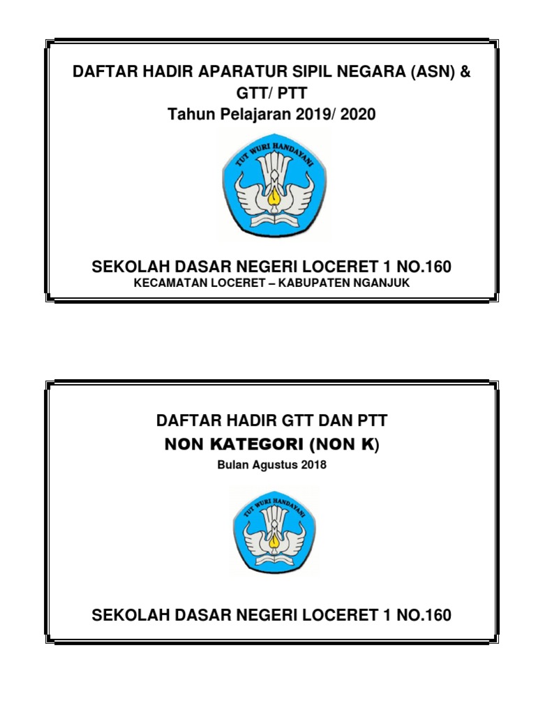 Cover Absensi | PDF
