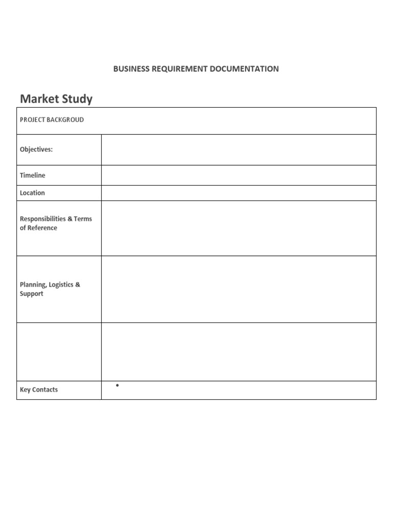 Document Template For Scope of Work | PDF