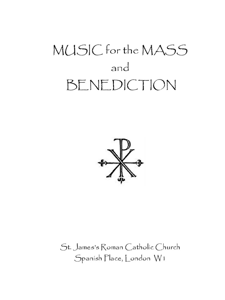 Music of Latin Mass Benedi | PDF | Mass (Liturgy) | Worship