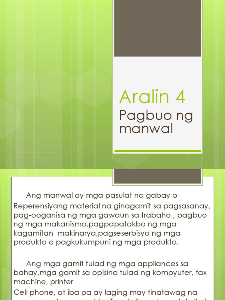 Aralin 4 | PDF