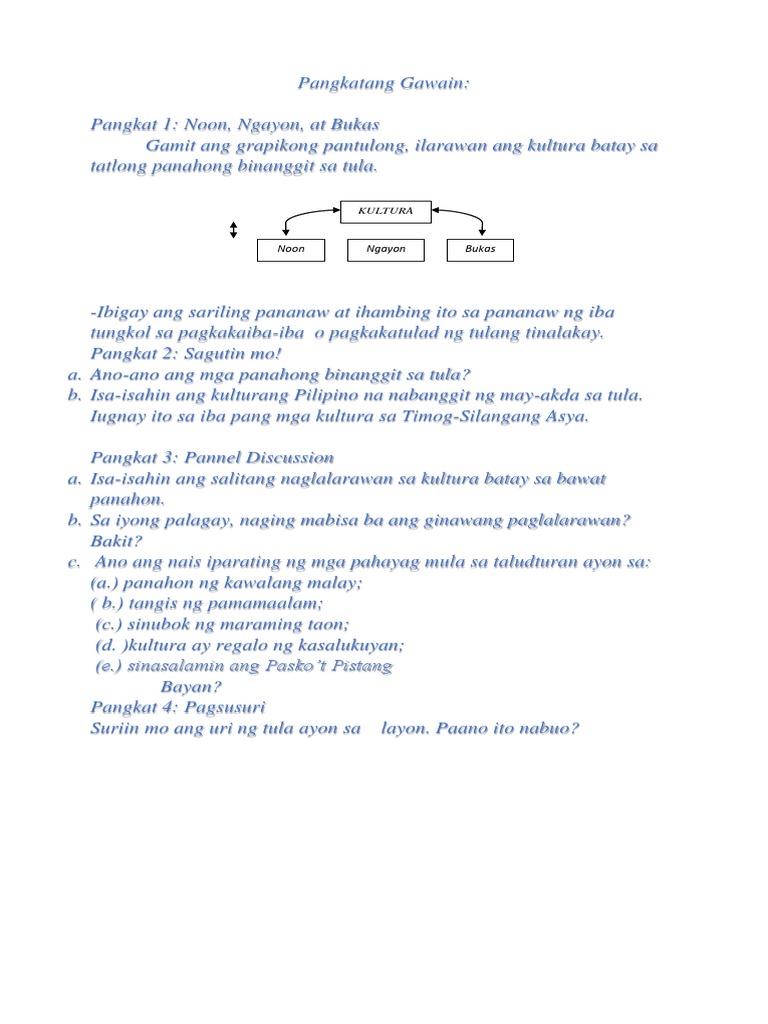 Pangkatang Gawain | PDF