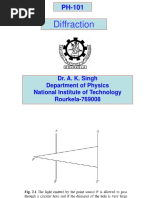 Fraunhofer Double Slit Diffraction | PDF | Diffraction | Applied And Interdisciplinary Physics