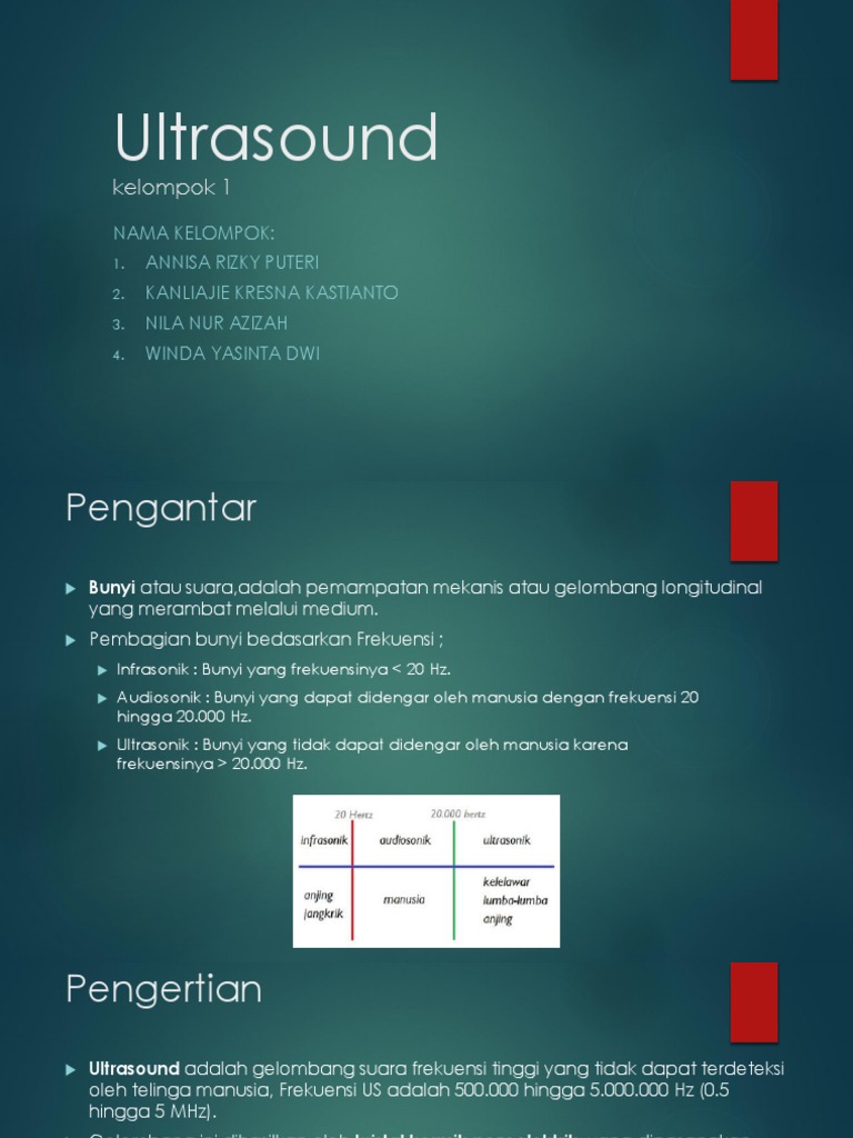 Pengenalan dan Aplikasi Ultrasound Terapi | PDF