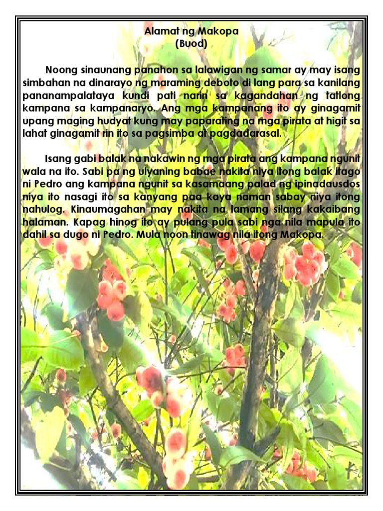 Alamat NG Makopa | PDF