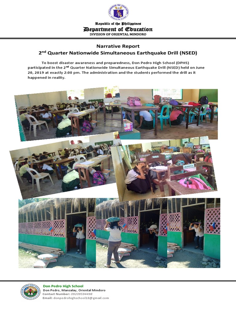 Narrative Report 2nd NSED | PDF