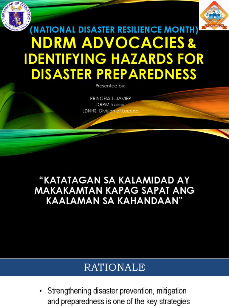 National Disaster Resilience Month) | Download Free PDF | Emergency ...