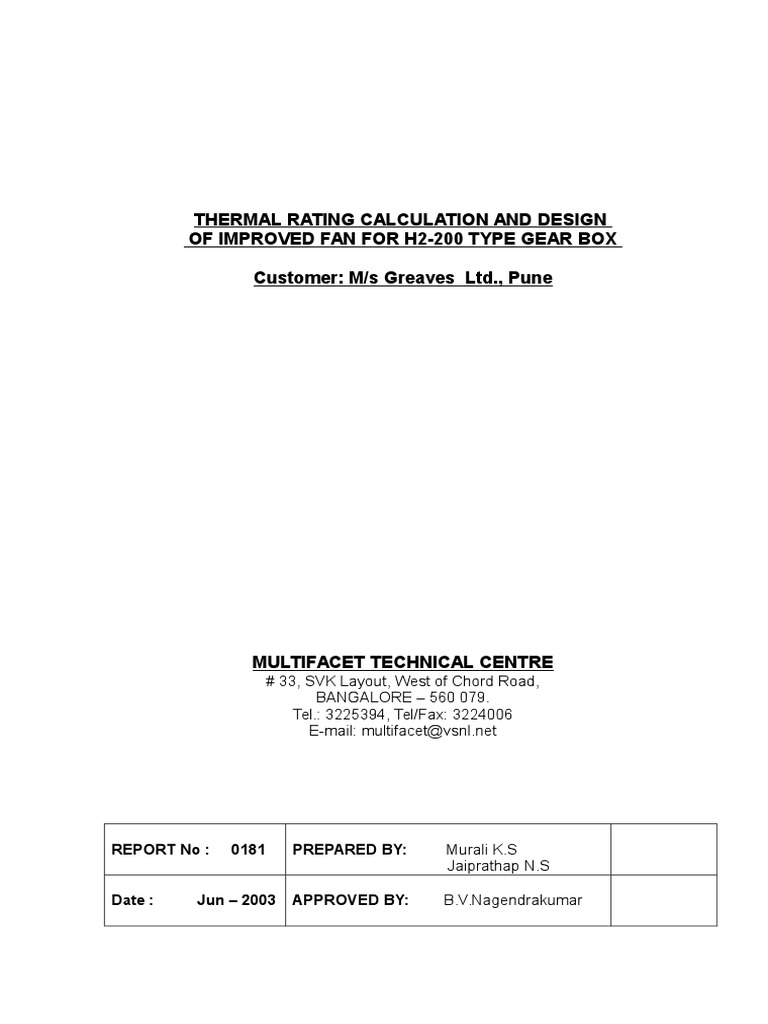 Thermal Rating | PDF | Heat Transfer | Convection