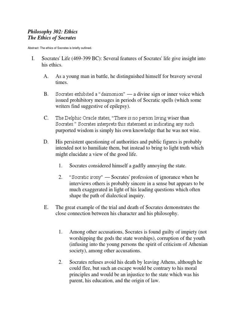 Socratic Ethics: Knowledge and Virtue | PDF | Socrates | Defence Mechanisms