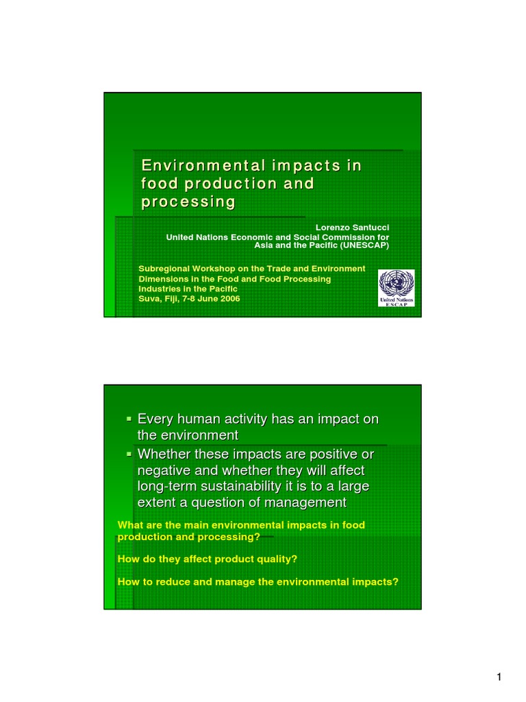 Session 4 - Environmental Impacts PDF | PDF | Human Impact On The ...