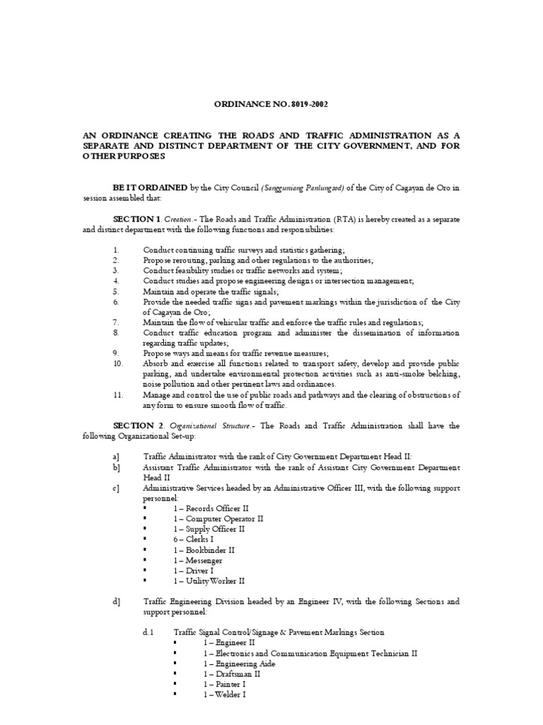 RTA Creation | PDF | Traffic | Road