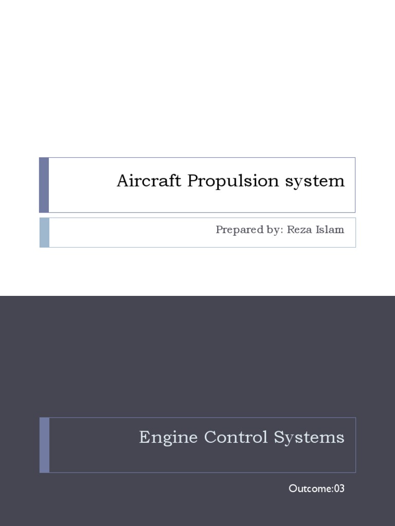 Outcome 3 Aircraft Propulsion System | PDF | Systems Engineering ...