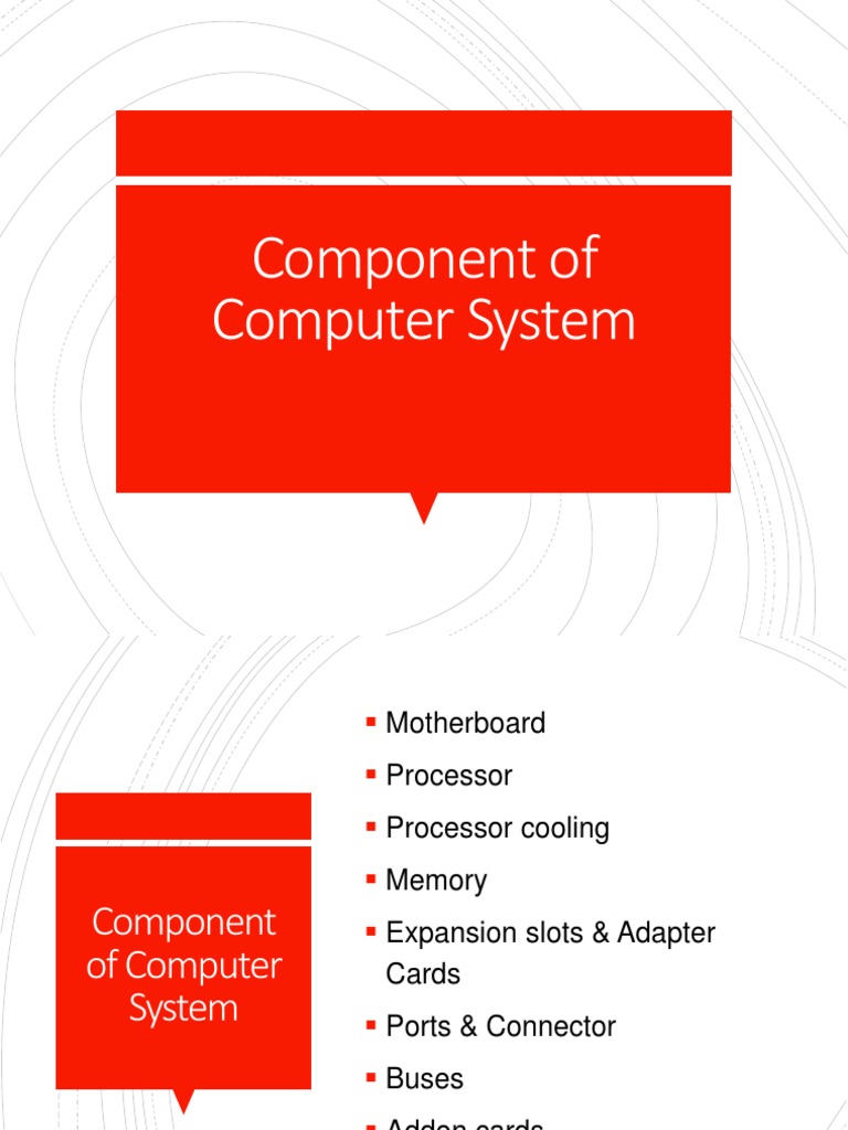 Basics of Compter Systems | PDF | Central Processing Unit | Digital ...