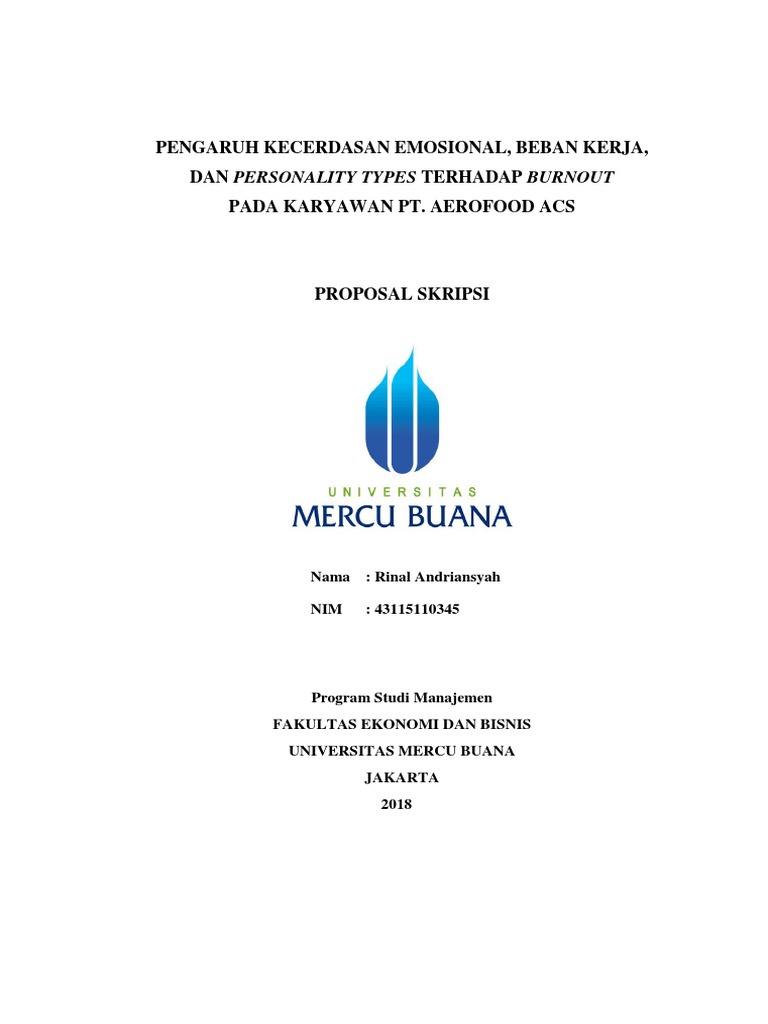 Proposal BAB 1 Dan 2 | PDF