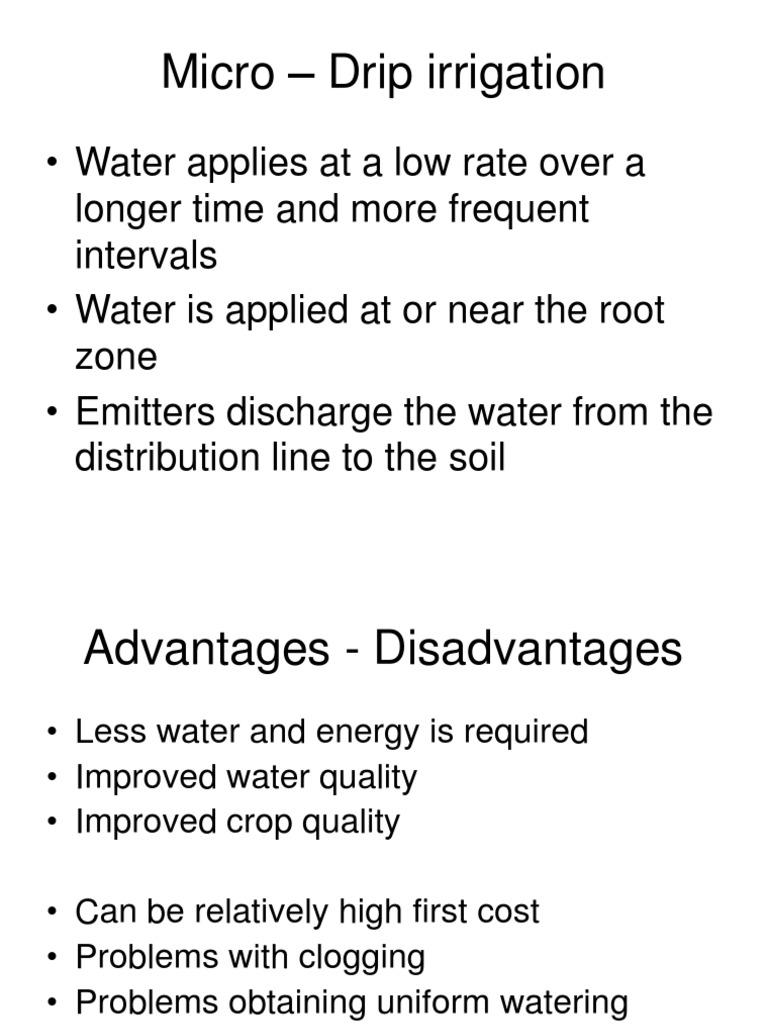 MicroDrip Irrigation | PDF