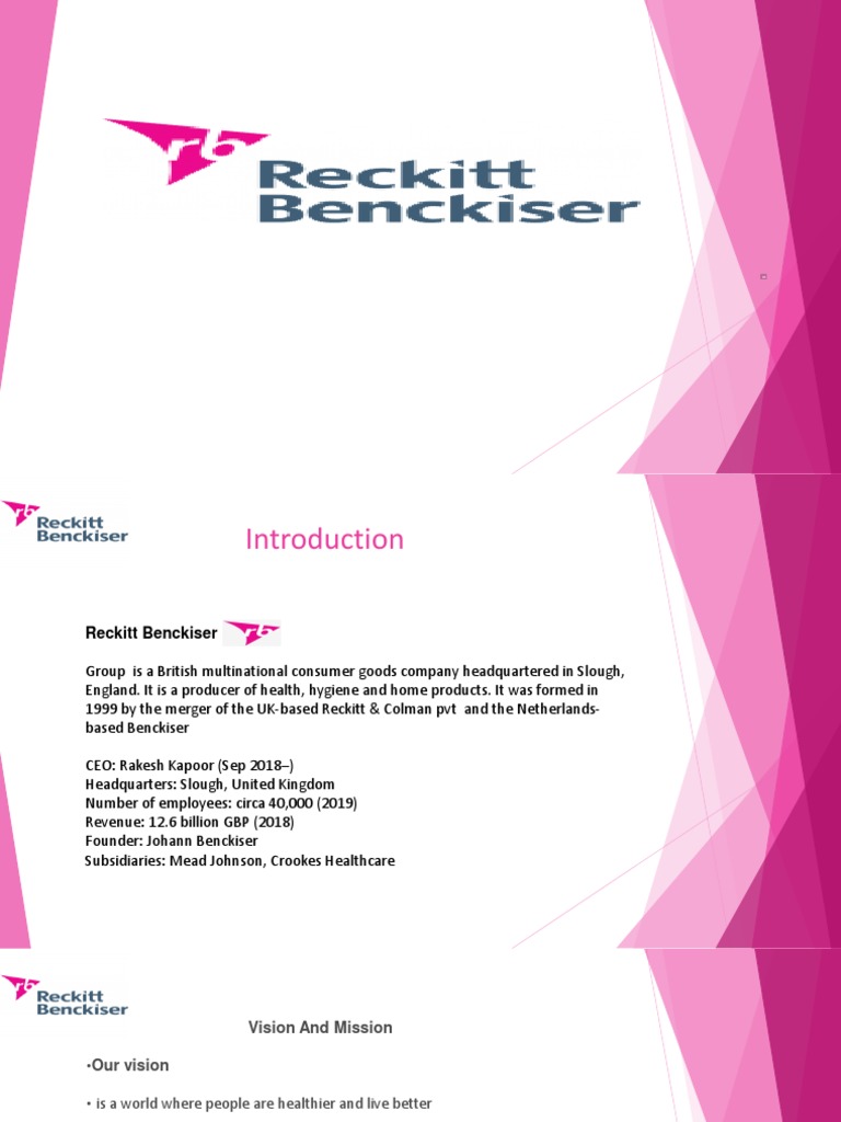 Reckitt Benckiser | PDF | Microeconomics | Market (Economics)