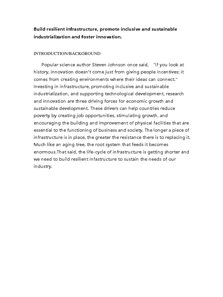 Build Resilient Infrastructure | PDF