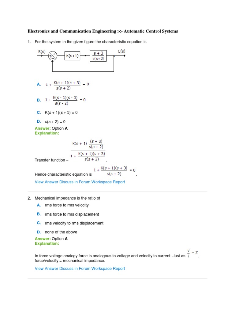 Automatic Control Systems | PDF | Electromagnetism | Systems Theory
