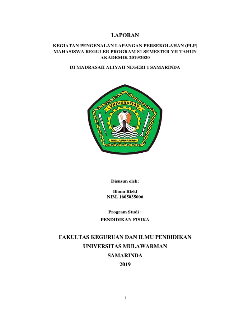 Contoh Lapoan PLP | PDF