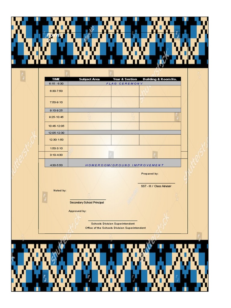 Form 29 | PDF | Schools | Educational Organizations