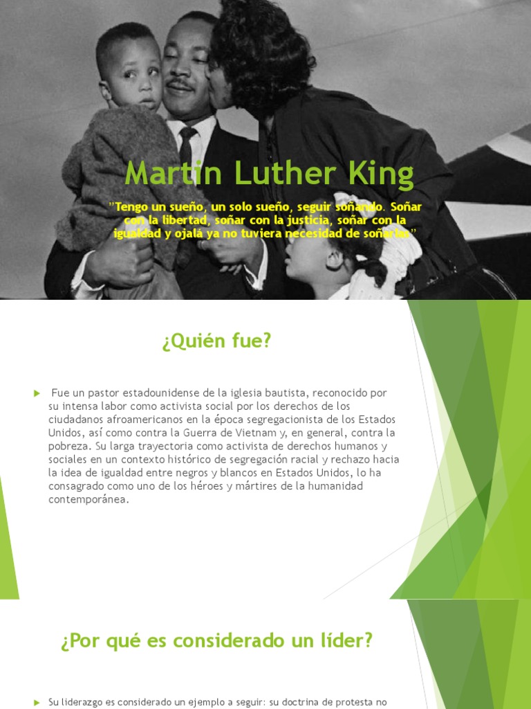 Línea del tiempo de Martin Luther King | PDF | Martin Luther King hijo.