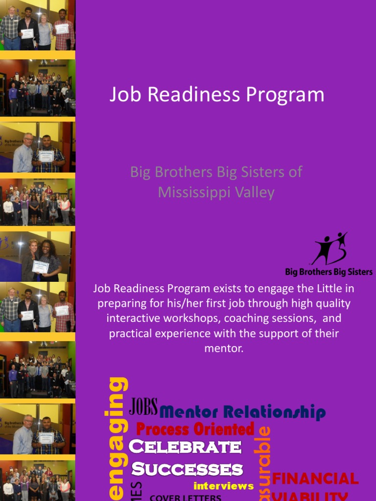 Job Readiness Program Overview | PDF | Mentorship | Employment