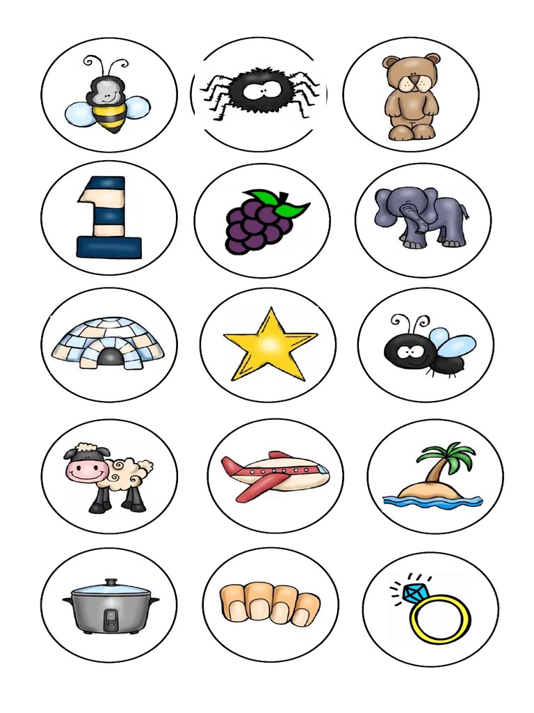 Vocales Circulo | PDF