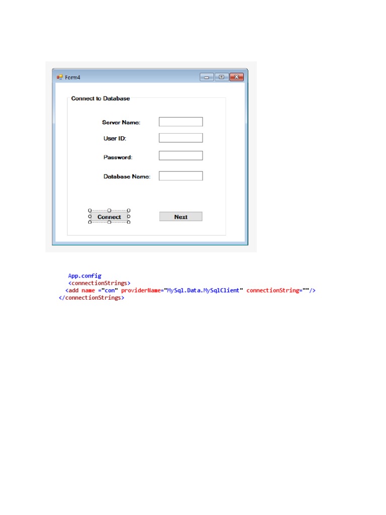Connectionstrings Add Connectionstrings: App - Config | PDF